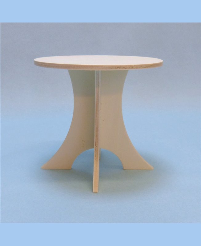Table ronde miniature en kit